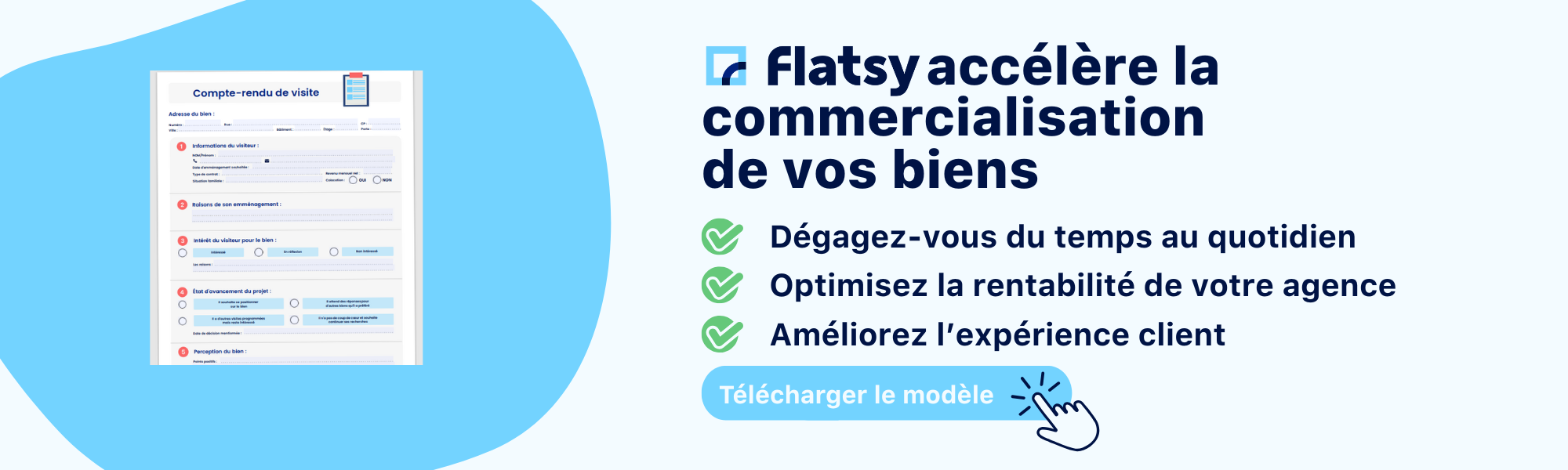 Tutoriel et modèle gratuit pour vos vos bons de visite immobiliers